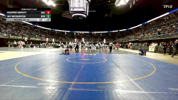 110 lbs Round Of 16 - Kooper Deputy, Chestnut Ridge vs Jay McQuiston ...