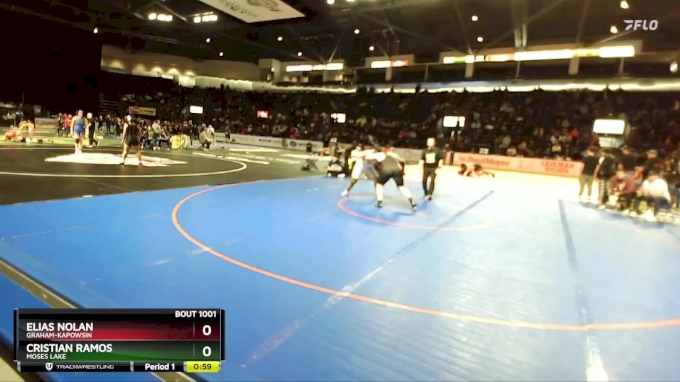 285 lbs Cons. Round 4 - Elias Nolan, Graham-Kapowsin vs Cristian Ramos ...