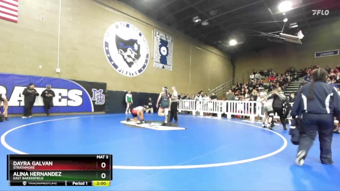 115 lbs Champ. Round 3 - Alina Hernandez, East Bakersfield vs Dayra ...