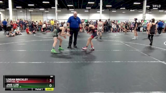 84 lbs Round 6 (8 Team) - Logan Brickley, Rebellion vs Jake Luik ...