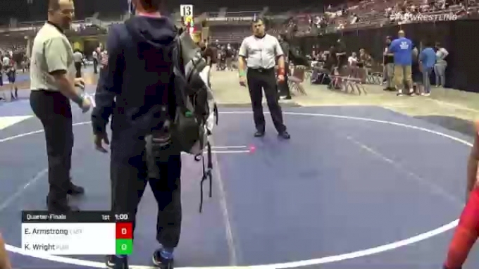 52 lbs Quarterfinal - Eli Armstrong, East Idaho Elite vs Karter Wright ...