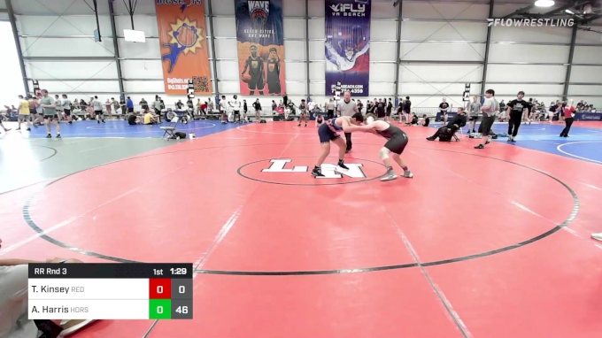 170 lbs Rr Rnd 3 - Tyler Kinsey, Red Lion vs Anthony Harris, Iron Horse ...