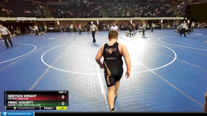 175 lbs Champ. Round 1 - Meric Hagarty, Waverly Area Wrestling Club vs ...