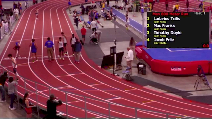 Men's 800m, Finals 1