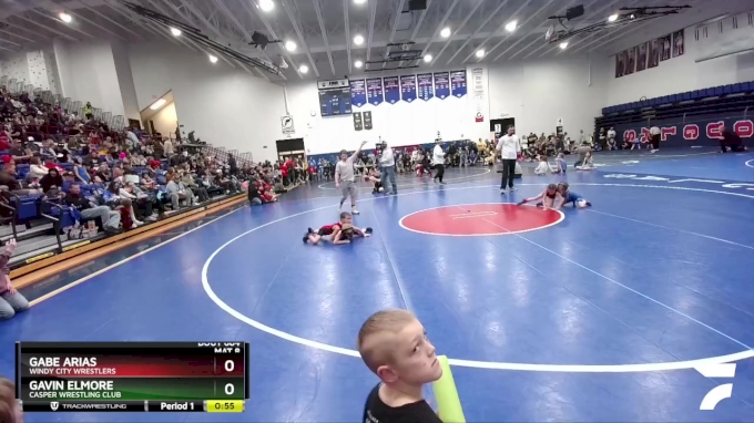 53 lbs Cons. Round 2 - Gavin Elmore, Casper Wrestling Club vs Gabe ...