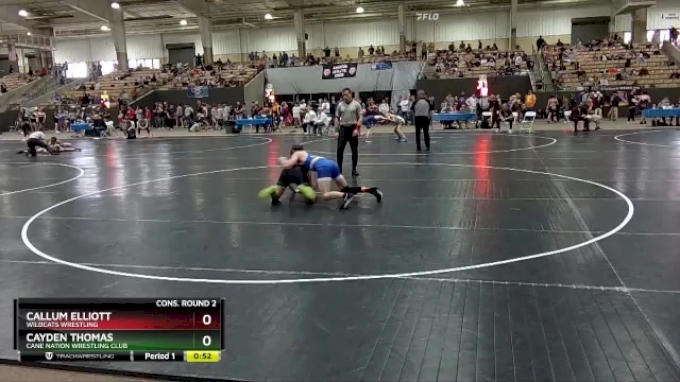 160 lbs Cons. Round 2 - Cayden Thomas, Cane Nation Wrestling Club vs ...