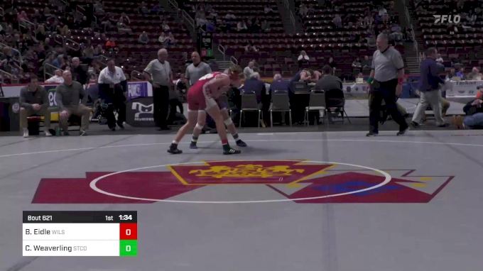 172 lbs First Round - Blaise Eidle, Wilson vs Carter Weaverling, State ...