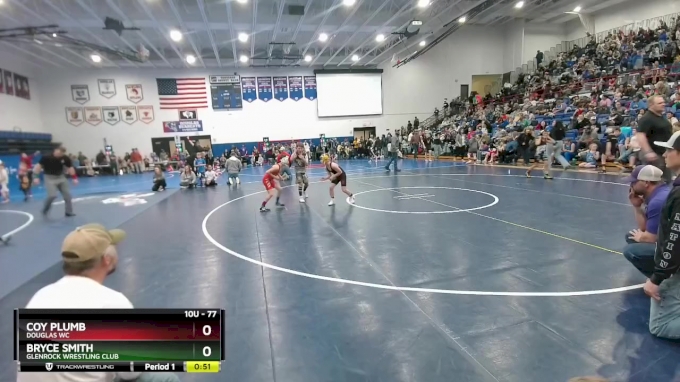 77 lbs Champ. Round 1 - Coy Plumb, Douglas WC vs Bryce Smith, Glenrock ...