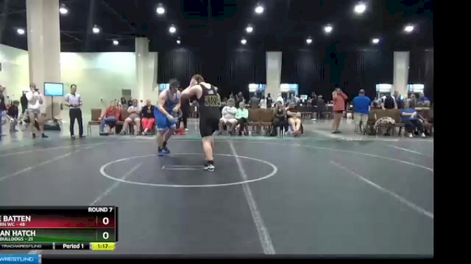 285 lbs Round 7 (8 Team) - Jesse Batten, Longhorn WC vs Nathan Hatch ...