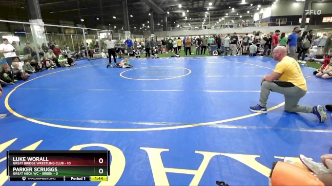 55 lbs Round 3 (6 Team) - Luke Worall, GREAT BRIDGE WRESTLING CLUB vs ...