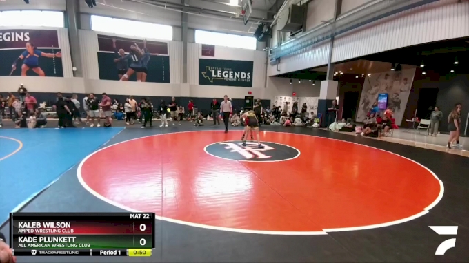 120 lbs Cons. Round 3 - Kade Plunkett, All American Wrestling Club vs ...