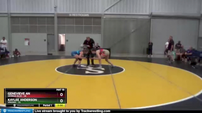 152 lbs Placement Matches (8 Team) - Genevieve An, Georgia Blue vs ...