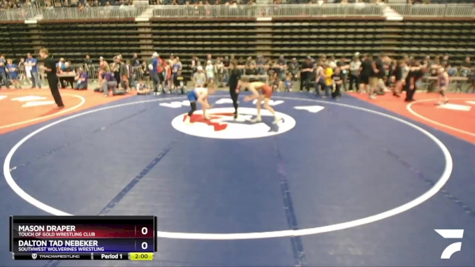 86 lbs Quarterfinal - Mason Draper, Touch Of Gold Wrestling Club vs ...