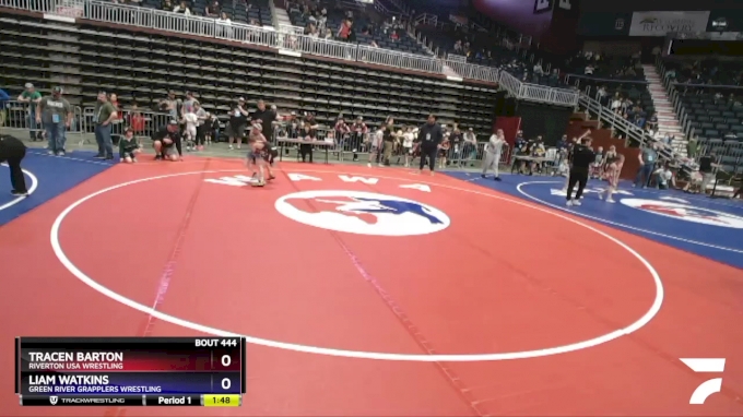 70 lbs 3rd Place Match - Tracen Barton, Riverton USA Wrestling vs Liam ...