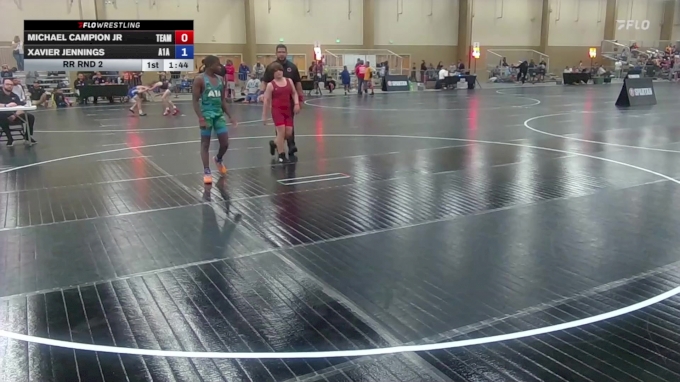 126 lbs Rr Rnd 2 - Michael Campion Jr, Team Barracuda vs Xavier ...