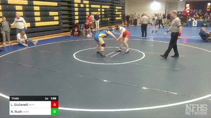 190 lbs Final - Liliana Giulianelli, Peters Township vs Natalie Rush ...