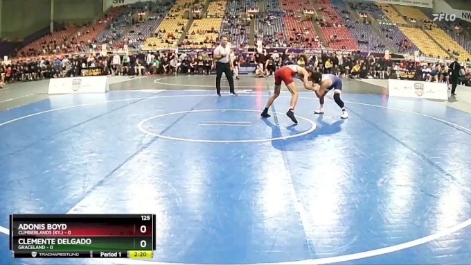 125 lbs Quarters & 1st Wb (16 Team) - Adonis Boyd, Cumberlands (Ky.) vs ...