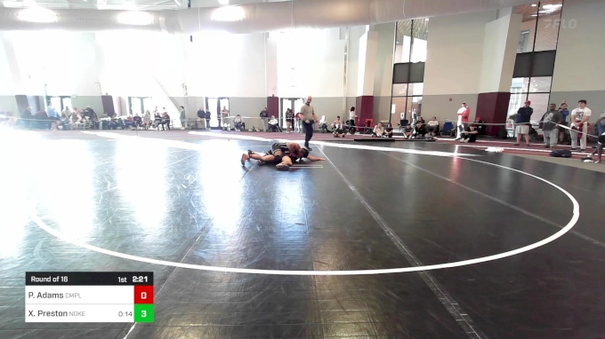 174 lbs Round Of 16 - Patrick Adams, Campbell vs Xavier Preston, Noke ...