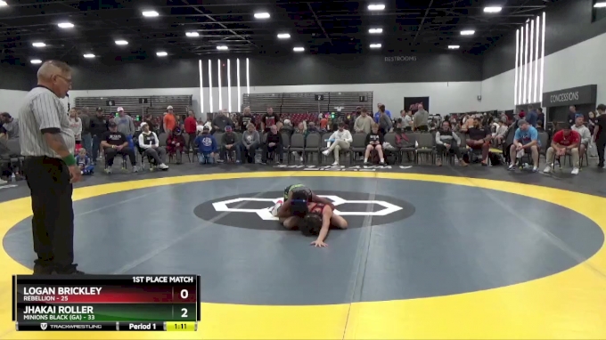 75 lbs Placement Matches (8 Team) - Logan Brickley, Rebellion vs Jhakai ...