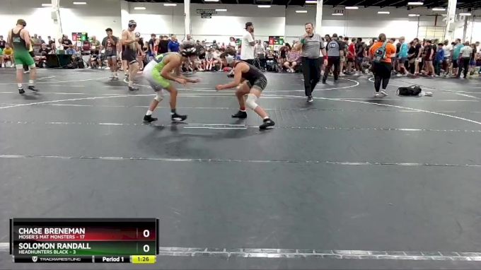 126 lbs Round 3 (4 Team) - Chase Breneman, Moser`s Mat Monsters vs ...