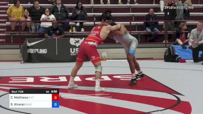 65 kg Quarterfinal - Cole Matthews, Pittsburgh Wrestling Club vs Sammy ...