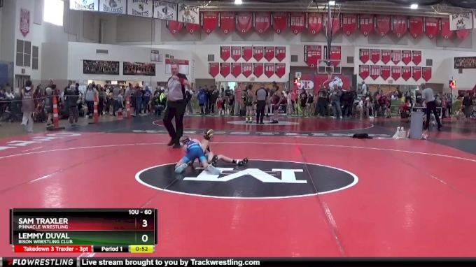 60 lbs Quarterfinal - Sam Traxler, Pinnacle Wrestling vs Lemmy Duval ...
