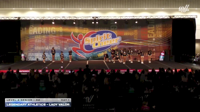 Legendary Athletics - Lady Valor [2025 L4 Senior - D2 Day 1] 2025 ...