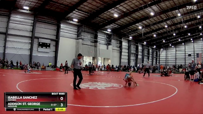 110 lbs Quarterfinal - Addison St. George, Missouri vs Isabella Sanchez ...