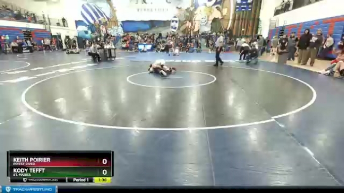 126 lbs Champ. Round 2 - Kody Tefft, St. Maries vs Keith Poirier ...