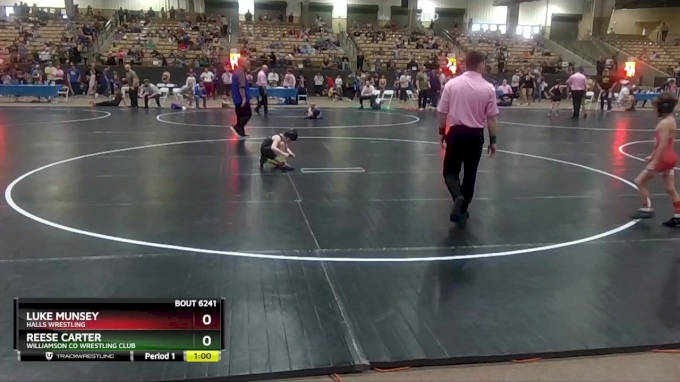 60 lbs Semifinal - Luke Munsey, Halls Wrestling vs Reese Carter ...