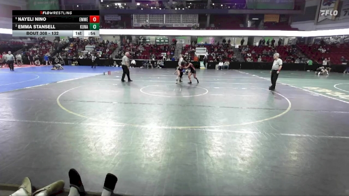 132 lbs Cons. Semi - Nayeli Nino, Emmett vs Emma Stansell, Kuna