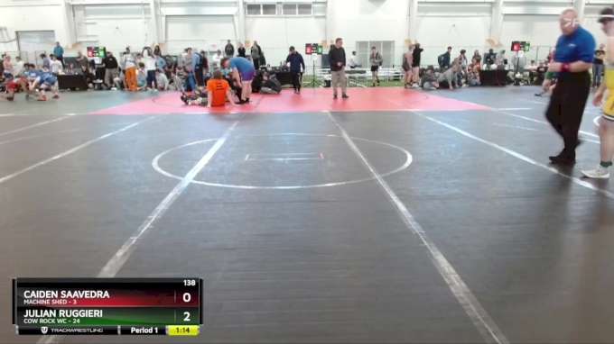138 lbs Round 9 (10 Team) - Caiden Saavedra, Machine Shed vs Julian ...