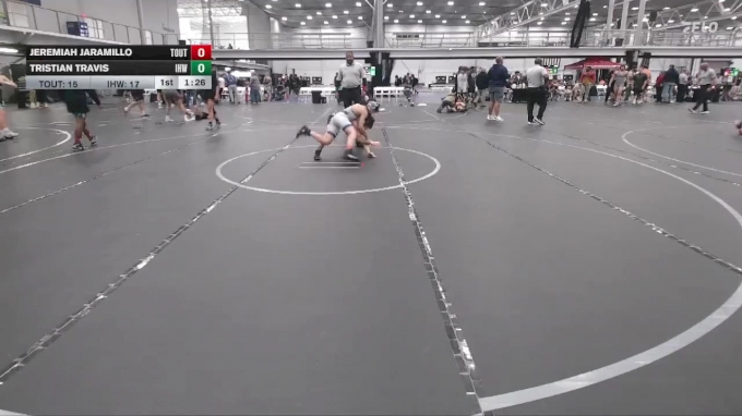 100 lbs Round 8 (10 Team) - Tristian Travis, Iron Horse White vs ...