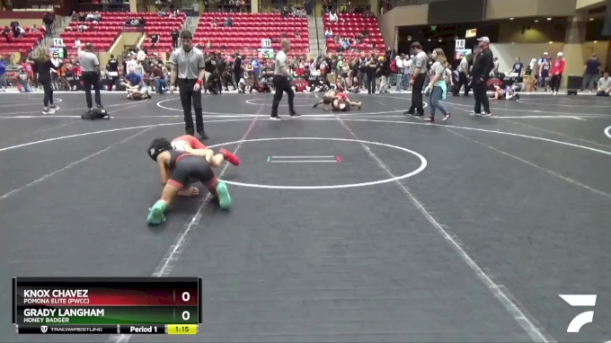 72 lbs Cons. Semi - Knox Chavez, Pomona Elite (PWCC) vs Grady Langham ...