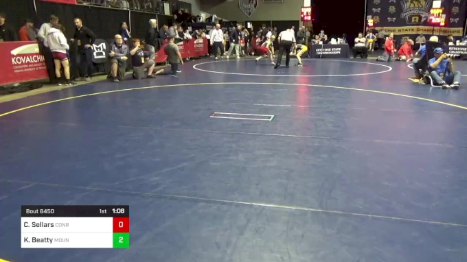 124 lbs Consy 4 - Connor Sellars, Conrad Weiser vs Kamden Beatty, Mount ...