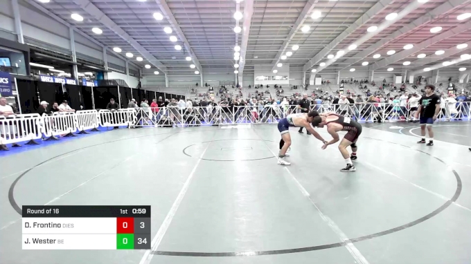 160 lbs Round Of 16 - Dominic Frontino, Diesel vs Jed Wester, Beast Of ...