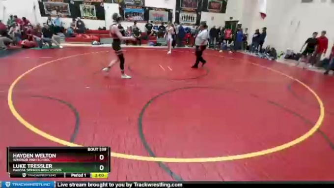 126 Boys Quarterfinal - Hayden Welton, Windsor High School vs Luke ...