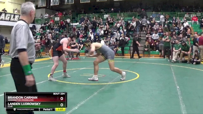 190 lbs Champ. Round 1 - Brandon Carman, Washington (Massillon) vs ...