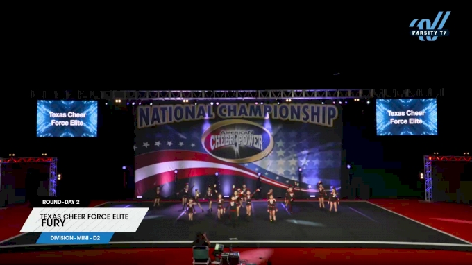 Texas Cheer Force Elite - FURY [2023 L1 Mini - D2 Day 2] 2023 ACP ...