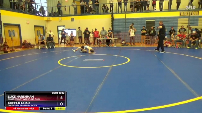 67 lbs Semifinal - Luke Harshman, Chase County Wrestling Club vs Kopper ...