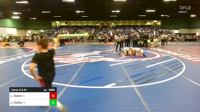 157 lbs Consi Of 8 #1 - Luke Sipes, PA vs Jake Dailey, PA