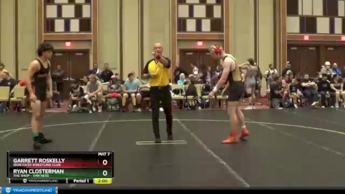 167 lbs Champ. Round 1 - Garrett Roskelly, Iron Faith Wrestling Club vs ...