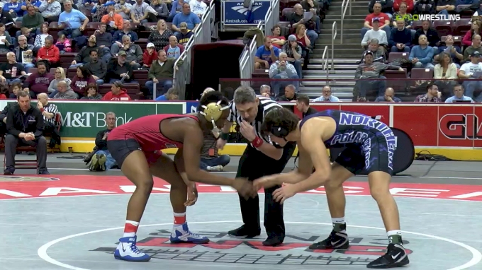 195 lbs Semifinal - Jameel Coles, Northeast vs Kyle Swartz, Northern York