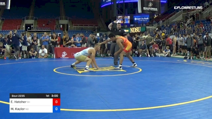 195 lbs Quarters - Ethan Hatcher, Ohio vs Matthew Kaylor, North Dakota