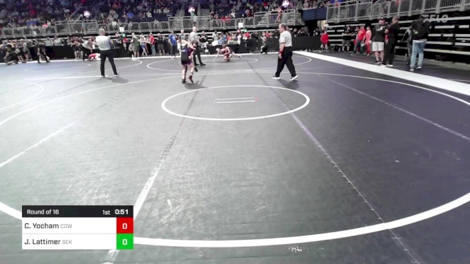 70 lbs Round Of 16 - Collin Yocham, Coweta vs Joel Lattimer, SEK Elite