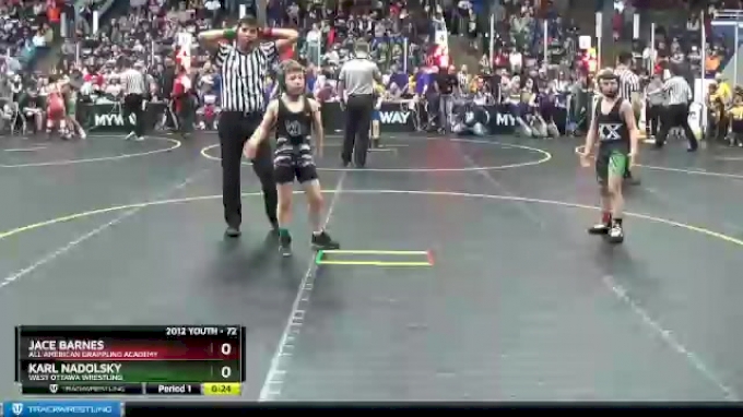 72 lbs Cons. Round 5 - Karl Nadolsky, West Ottawa Wrestling vs Jace ...