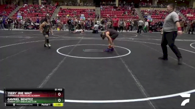 130 lbs Round 3 - Gavriel Benitez, Garden City Wrestling Club vs `Fiery ...