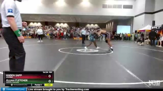 1A/2A 195 Cons. Round 1 - Kaden Sapp, Buford vs Elijah Fletcher, North ...