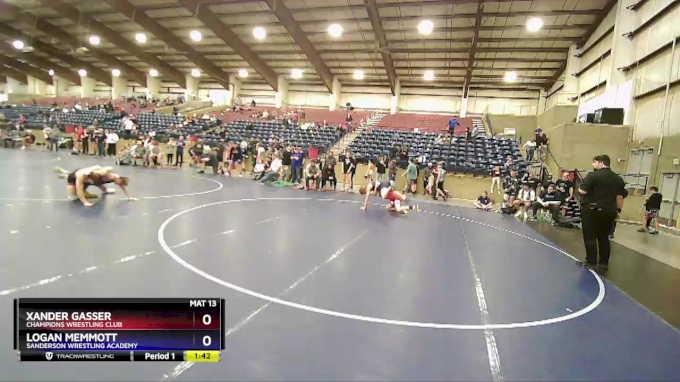 145 lbs Cons. Semi - Xander Gasser, Champions Wrestling Club vs Logan ...