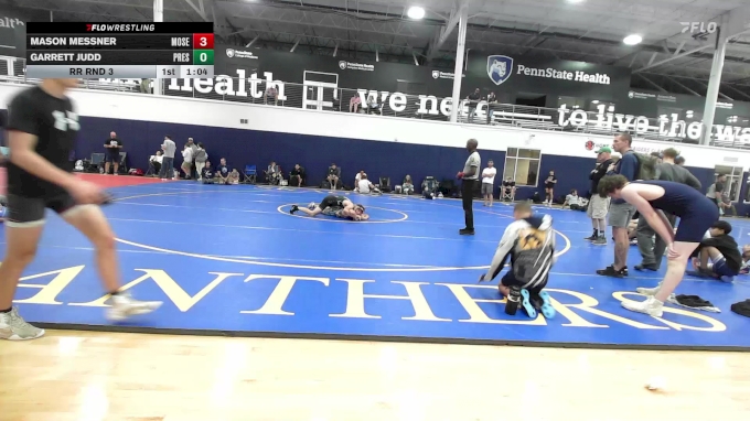 122 lbs Rr Rnd 3 - Mason Messner, Mosers Mat Club - HSCB vs Garrett ...